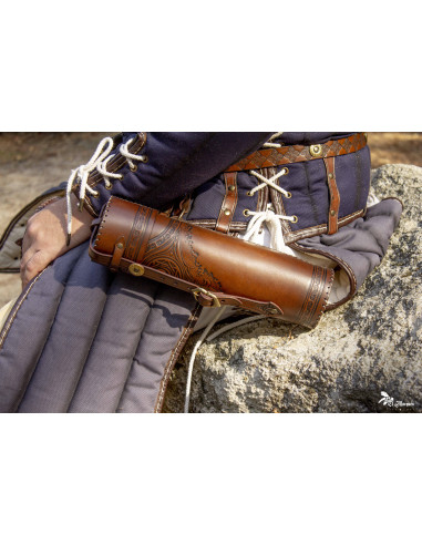 Medieval scroll holder for medieval fairs or LARP ⚔️ Medieval Shop