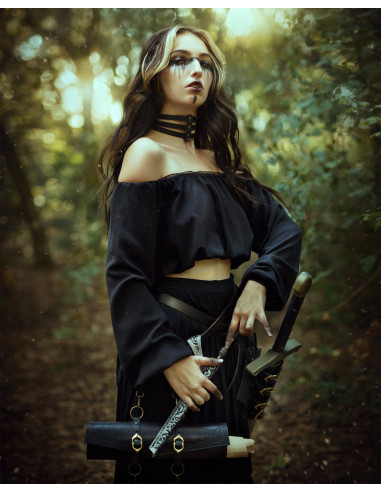 Medieval belt wand holder for your magic wand ⚔️ Medieval Shop