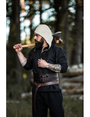 Cotton peasant crepe, natural white color ⚔️ Medieval Shop